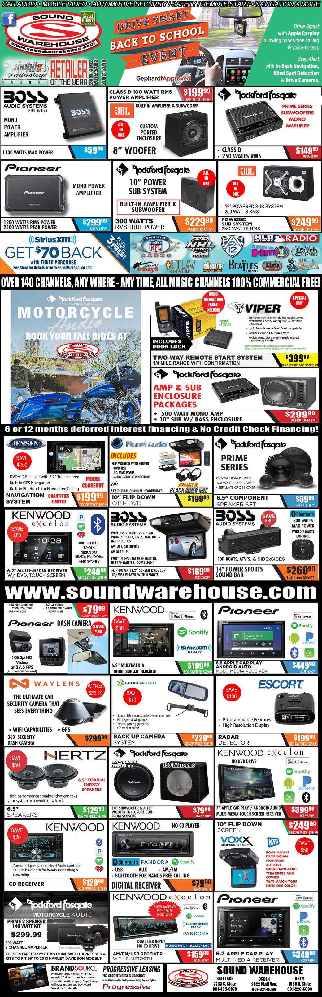 Sound Warehouse - Car Stereo, Navigation, Amplifiers, Subwoofers ...